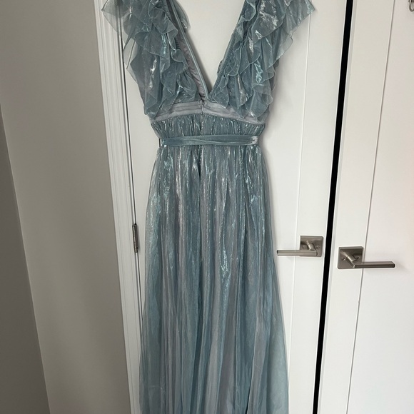 Alamour The Label | Dresses | Alamour The Label Aurora Gown Blue Maxi ...